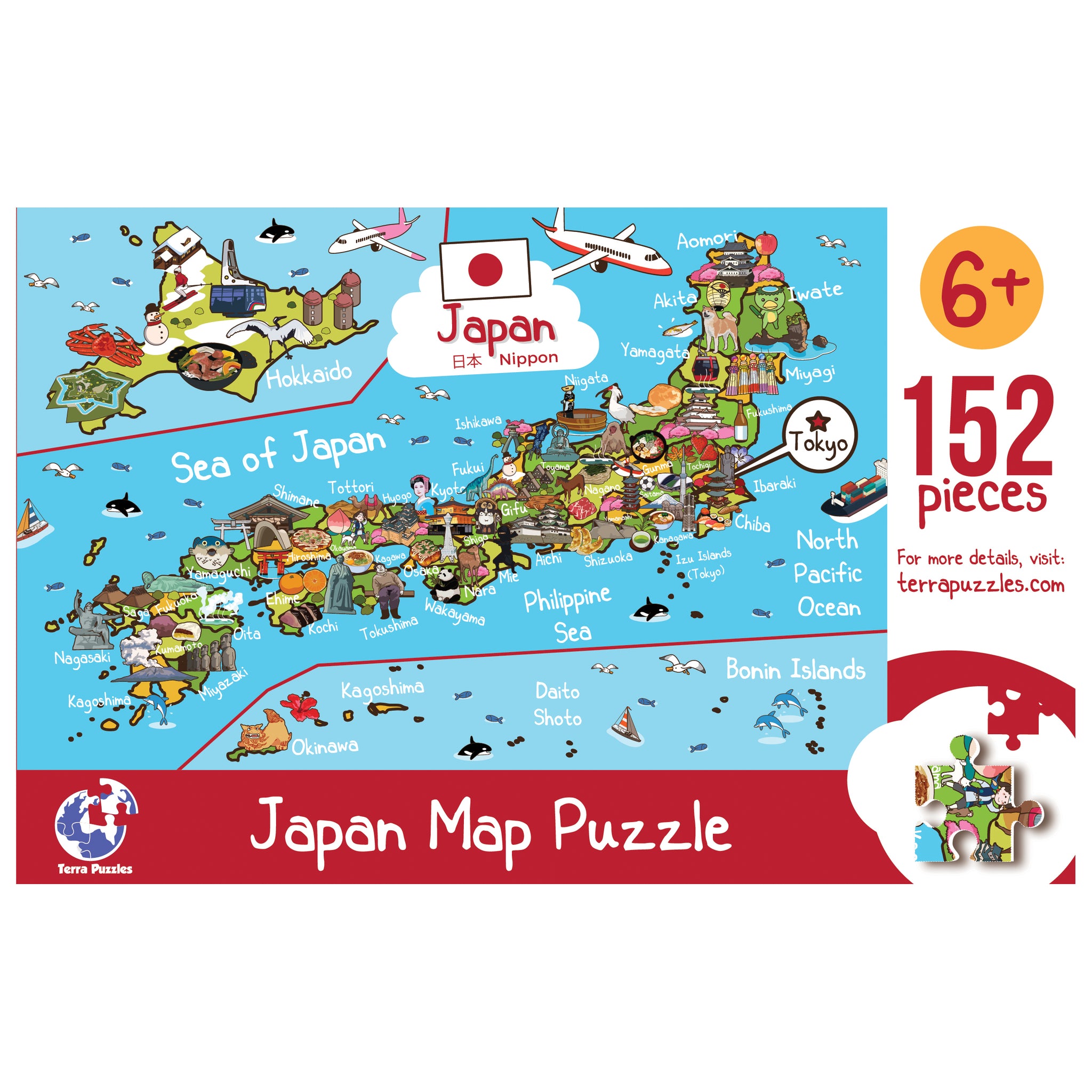 Japan Map For Kids